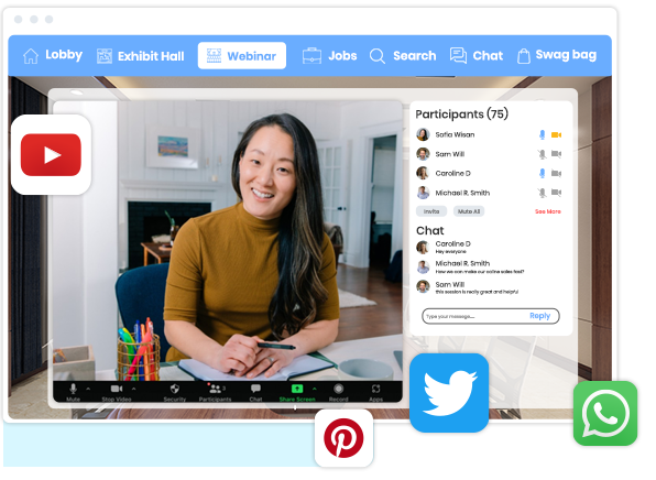 Virtual Webinar Platform | Go Live with Custom Branded Webinars