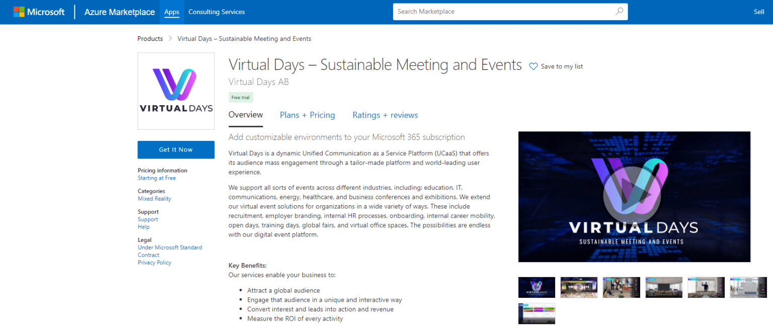 Virtual Days Now Available in the Microsoft Azure Marketplace - Virtual ...
